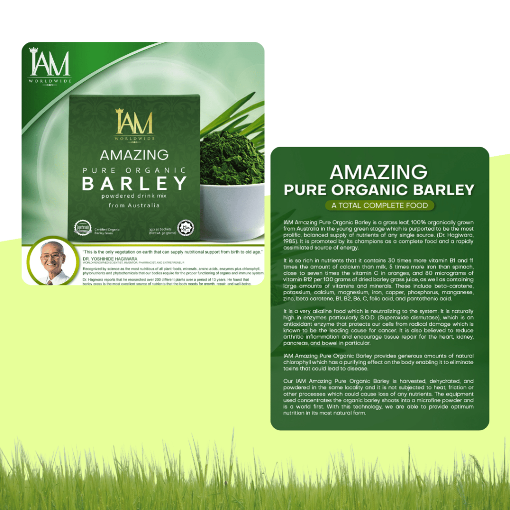 Amazing Pure Organic Barley Powdered Drink – I AM WORLDWIDE AMAZING BARLEY