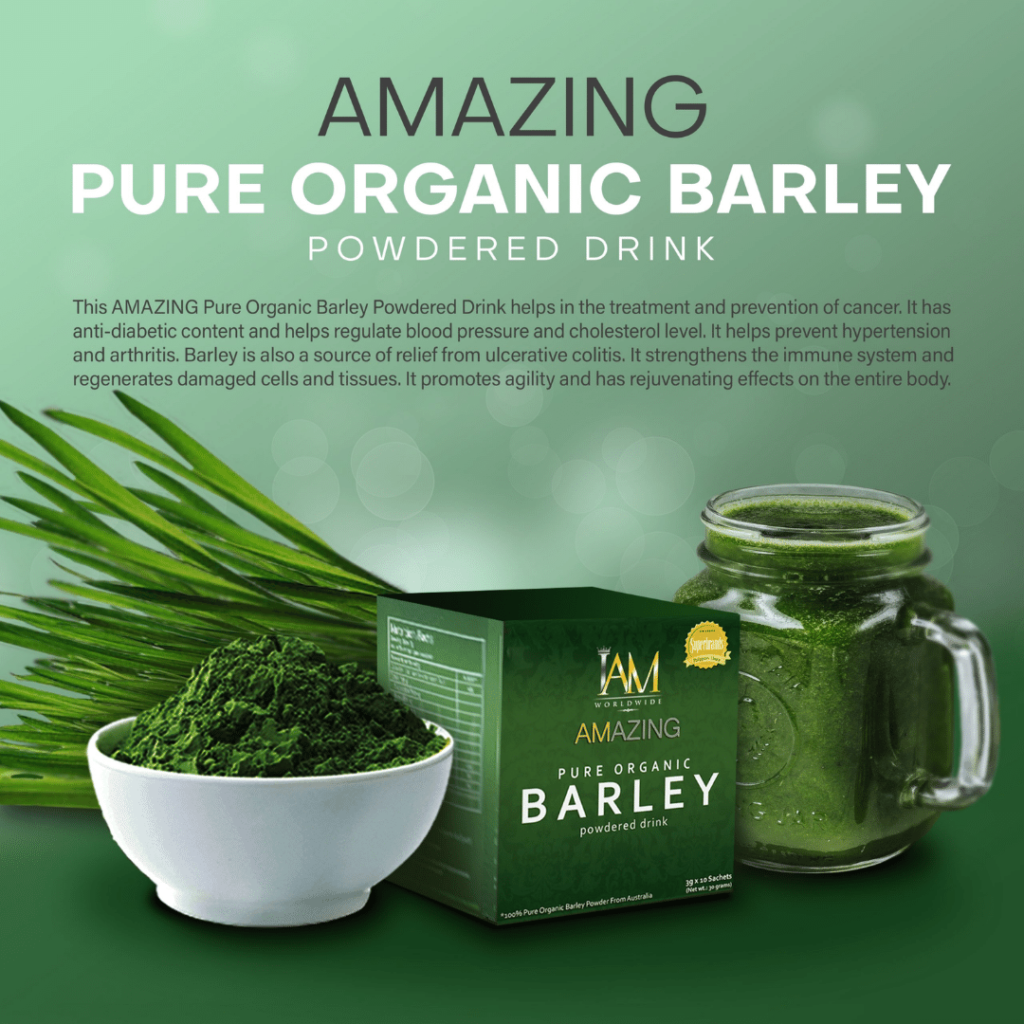 Amazing Pure Organic Barley Powdered Drink – I AM WORLDWIDE AMAZING BARLEY